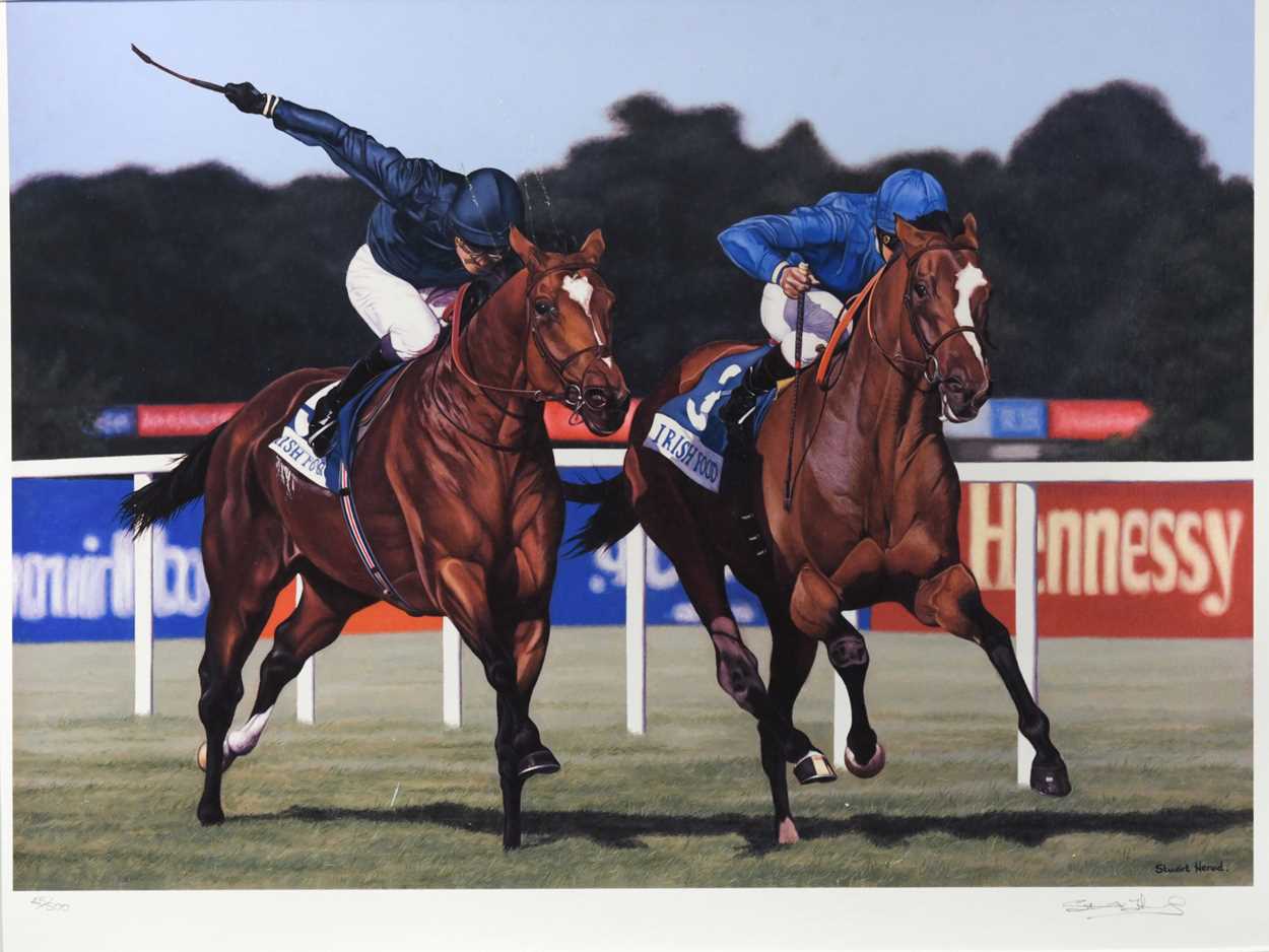 Lot 43 - A limited edition print of Frankie Dettori