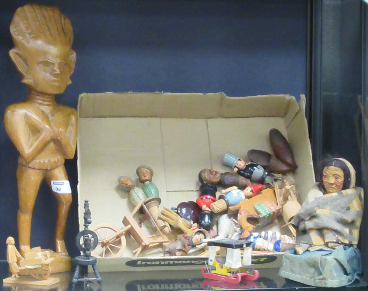 Lot 98 - A model of Princess Angeline, an African wood