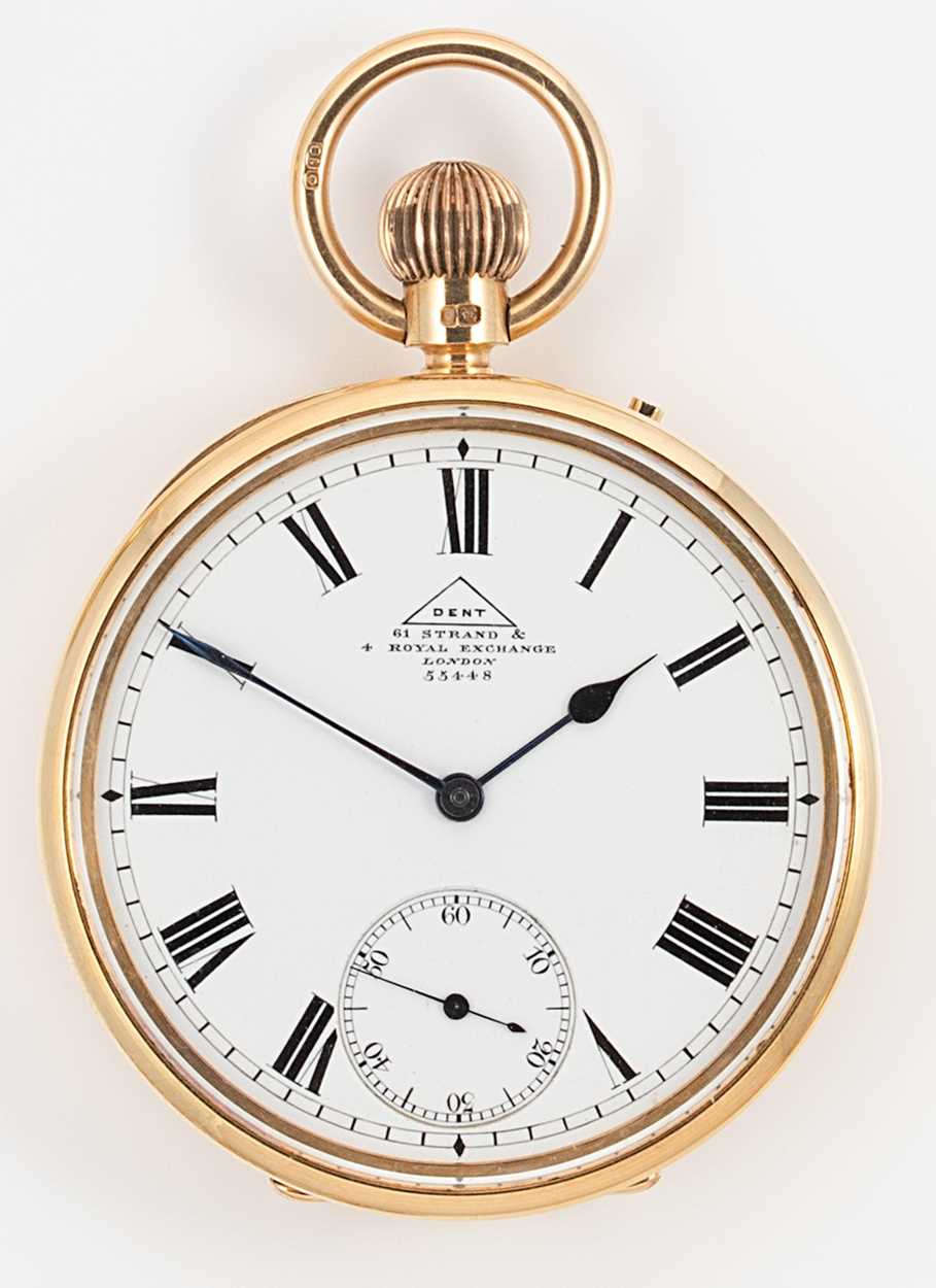 Lot 229 - Dent, London - An early 20th century 18ct
